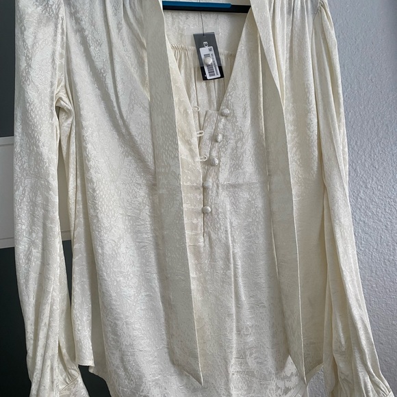 Tops | Loose Off White Blouse New | Poshmark